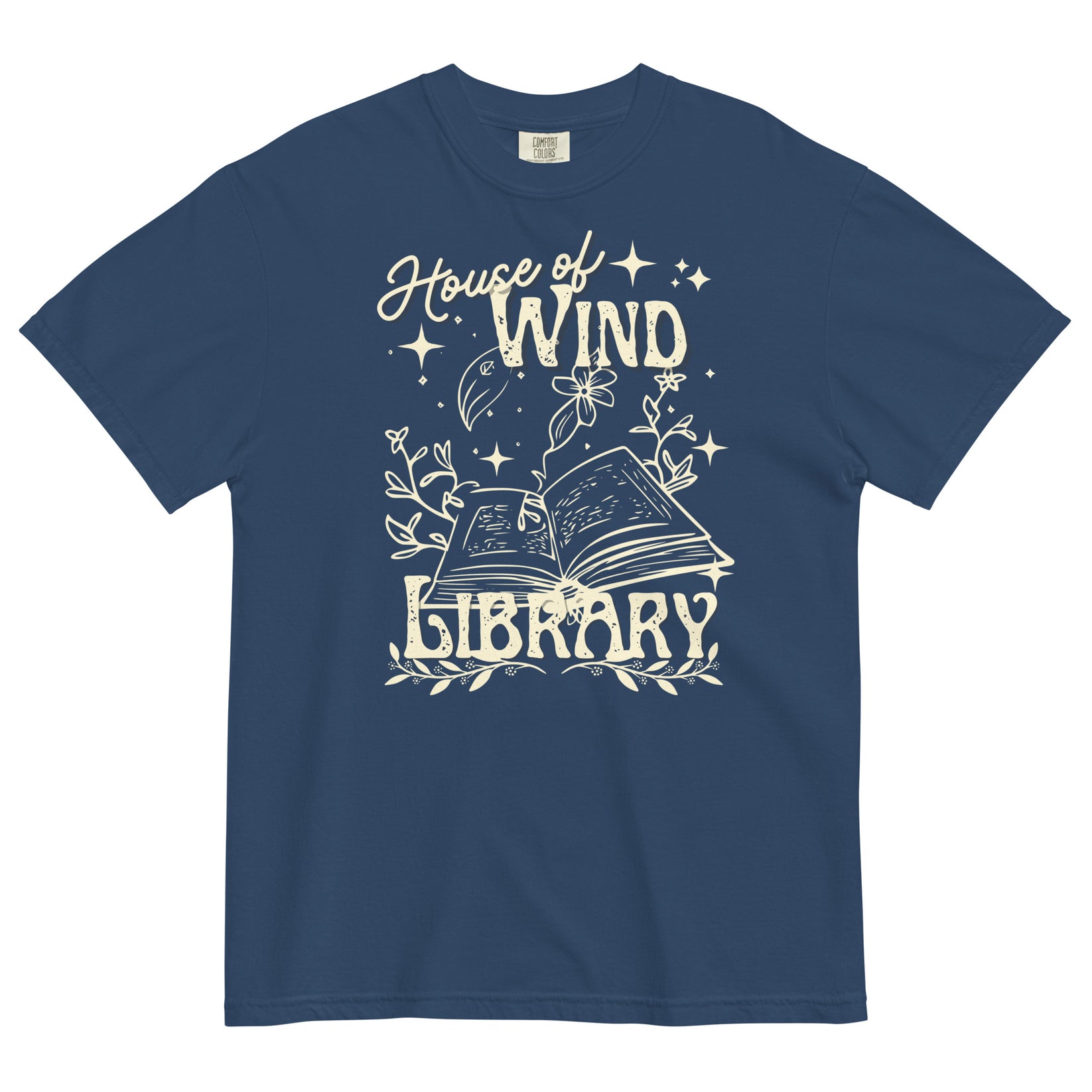 house of wind library t-shirt – probably smut